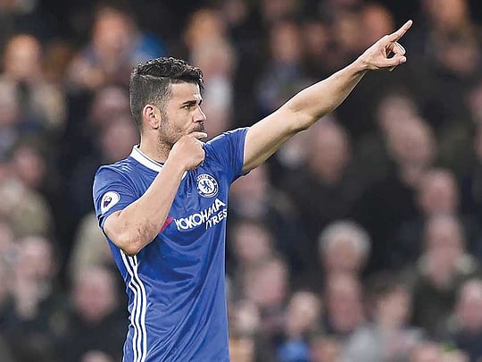 Changeable Costa eyes golden Wembley sunset