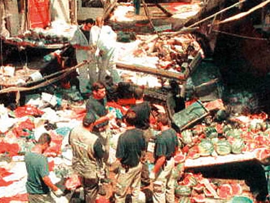 July 30, 1997: Twin suicide bombings kill 15