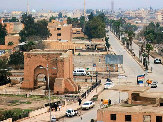 In Syria’s Raqqa, Old City wall a testament to glorious days