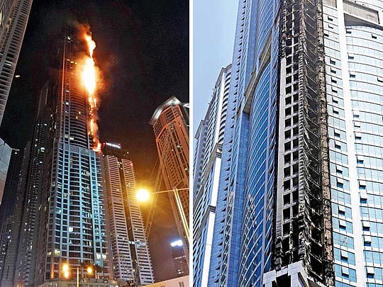 Video: Torch tower fire at Dubai Marina put out; 38 flats damaged