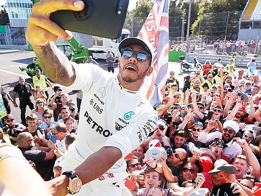 Hamilton enjoys villain tag after top spot