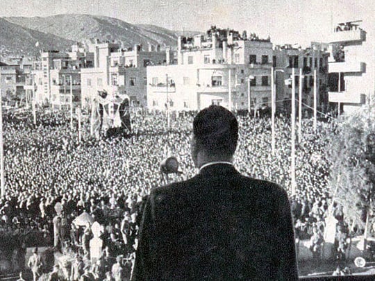 Syrian politicians recall mass adoration of Nasser