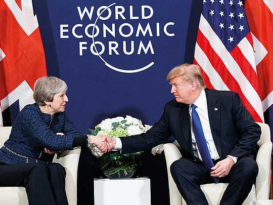 Trump takes ‘America First’ mantra to sceptical Davos elite