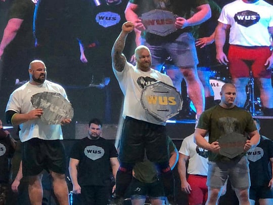 Hafthor Bjornsson crowned Ultimate Strongman in Dubai
