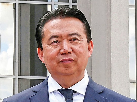 China tight-lipped on disappeared Interpol chief