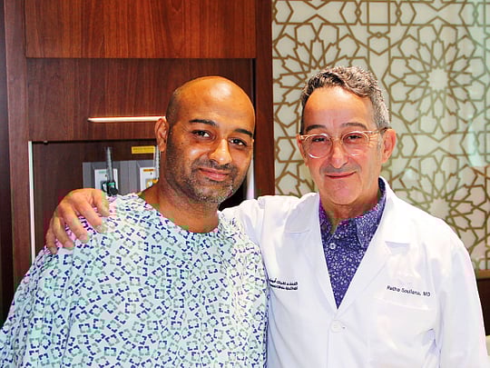 Landmark surgery saves motorcyclist’s life