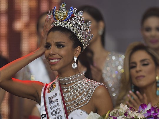 Girl from slum is crowned beauty queen in Venezuela