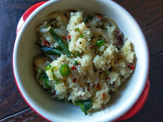 Upma or roasted semolina with vegetables and herbs: A complete breakfast