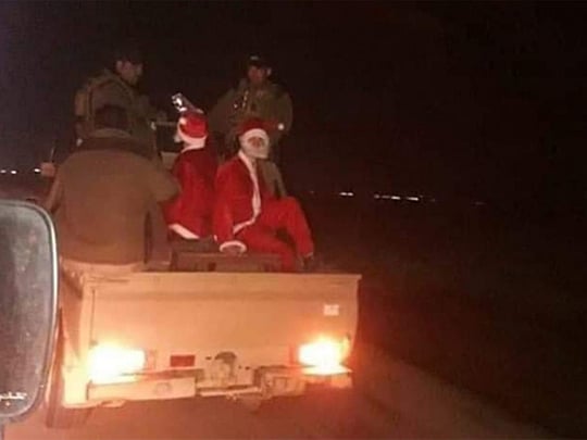 Was Santa arrested in Iraq? Was Santa taken to serve the Syrian Army?