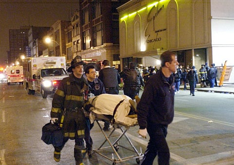 February 17, 2003: Nightclub stampede kills 21 in Chicago