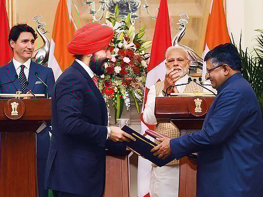 India, Canada pledge to fight terrorism in all forms
