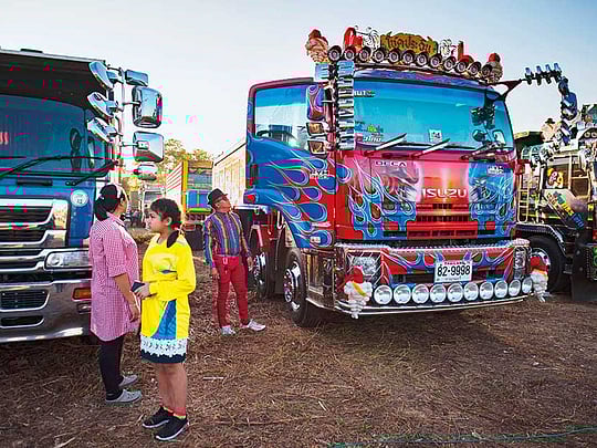 Anime, Michelin Man and Transformers: truck art thrives in Thailand