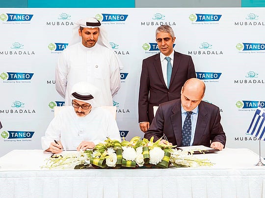 Mubadala, Greece’s Taneo to create €400m co-investment platform