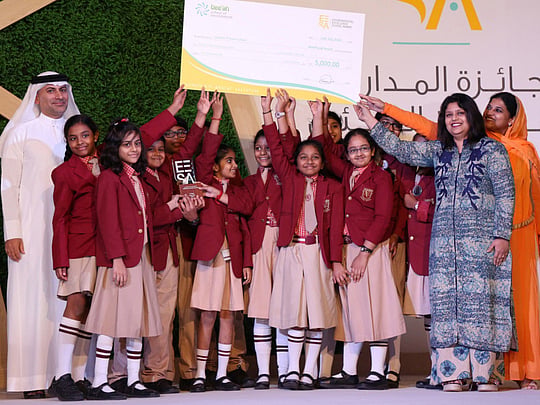 Inter-school recycling competition winners awarded