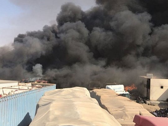 Video: UAE, Saudi Arabia tackle raging fire at border