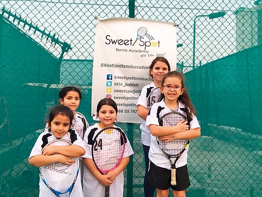 Break point: Saudi women take to tennis courts