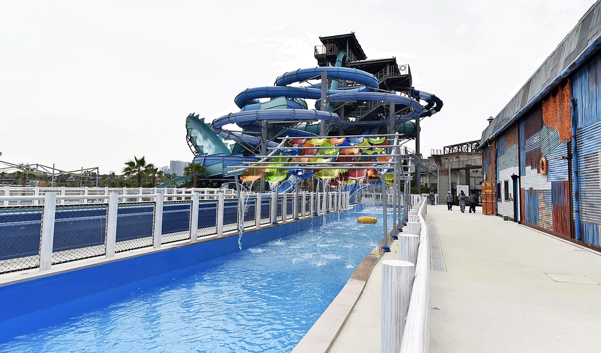 Everything about the Laguna Waterpark at La Mer, Dubai