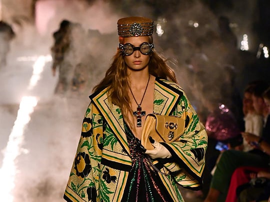 Gucci plays with ghouls and glitter in Roman ruins