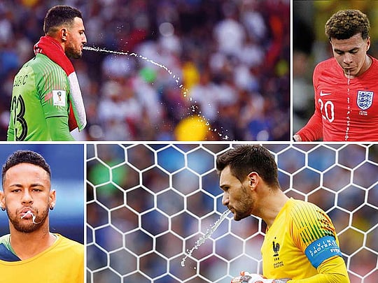 When football stars swig and shoot