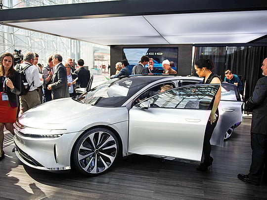 Saudi PIF in talks to invest in aspiring Tesla rival Lucid -sources