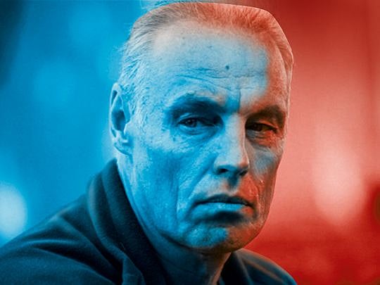 The cold-blooded hitman with blue eyes