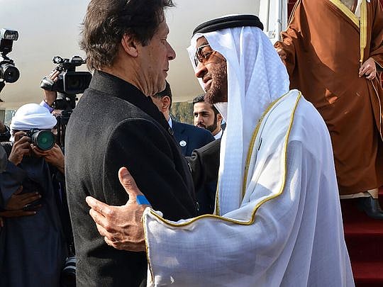 Mohammad Bin Zayed arrives in Pakistan