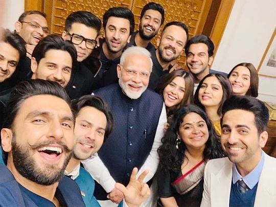 Delegation of Bollywood actors, filmmakers meets Narendra Modi in Delhi