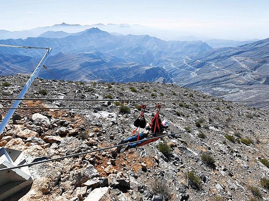 RAK zip line to reopen three weeks after chopper crash