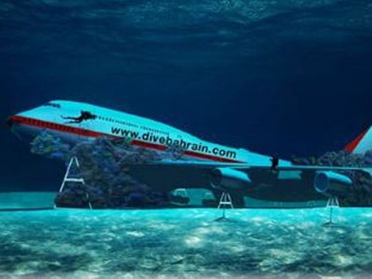 World's largest underwater theme park with submerged Boeing 747 jumbo ...