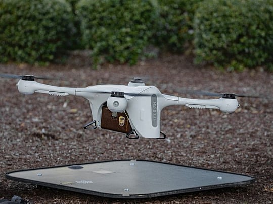 UPS launches package delivery by drone