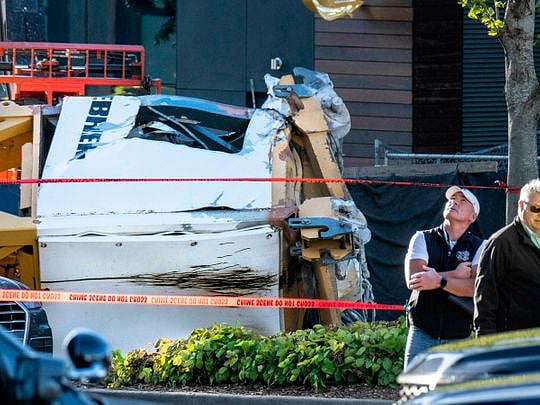 'Terrifying': Crane falls on busy Seattle street, killing 4