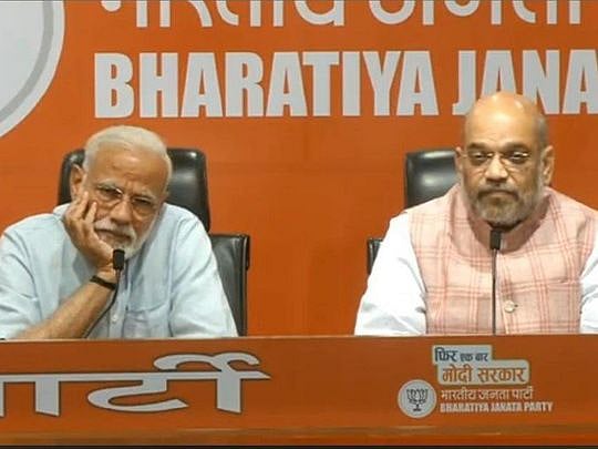 Indian Prime Minister Narendra Modi attends first ‘press conference ...