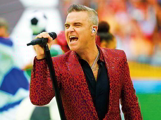 Singer Robbie Williams to perform in Dubai for New Year’s Eve