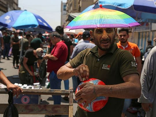 Heat wave hits Iraq - and sparks begin to fly