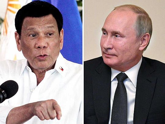 Philippine president Rodrigo Duterte flies to Russia for 2nd time to ...