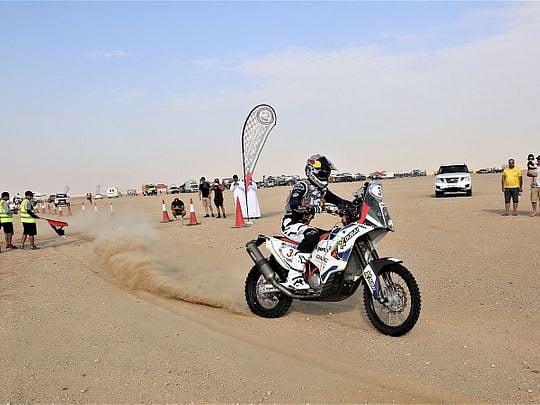Al Baloushi ready for big UAE title battle in Abu Dhabi Baja