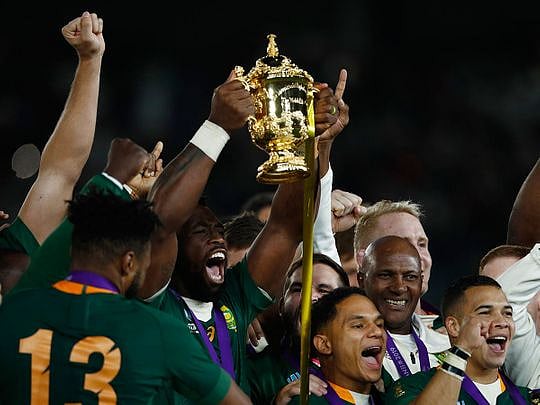 In pictures: South Africa win Rugby World Cup