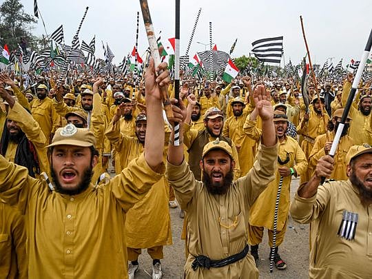 Pictures: Look how Pakistan’s Azadi March protestors feel at home in ...