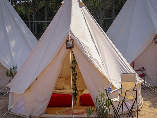 Longbeach Campground in RAK: Glamping, camping and everything in between