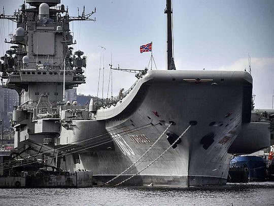 Watch: Russia's only aircraft carrier Admiral Kuznetsov catches fire in ...