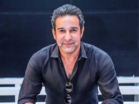Pakistan’s former cricket captain Wasim Akram in Dubai for Ramadan