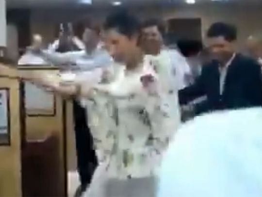 Video: CEO seen dancing with employees in office