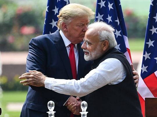 No questions allowed at Trump-Modi media briefing