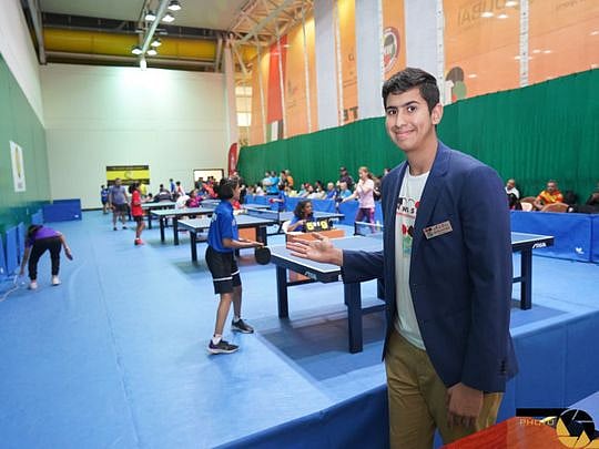 UAE table tennis tournament raises over Dh35,000 for Emirates Red Crescent