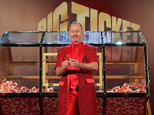 Richard: The showman behind the mega Big Ticket draw, complete with his ...