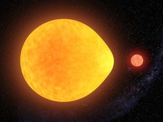 First of its kind tear-drop shaped star and that's not the only thing ...