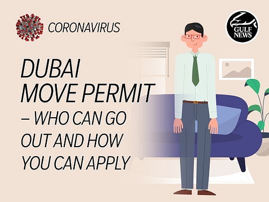 Coronavirus: Dubai move permit