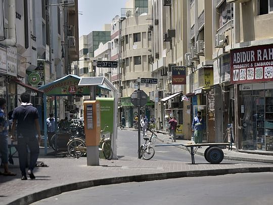 Dubai's Naif area sees slow path back to normal life