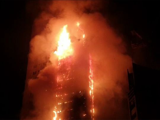 Photos: Massive fire breaks out in Sharjah residential building