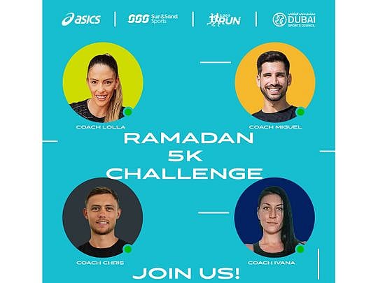 Dubai Sports Council announces new virtual Ramadan 5K Challenge